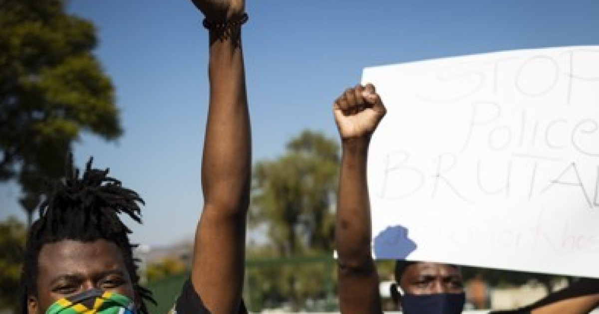 SOUTH AFRICA BLACK LIVES MATTER PROTEST
