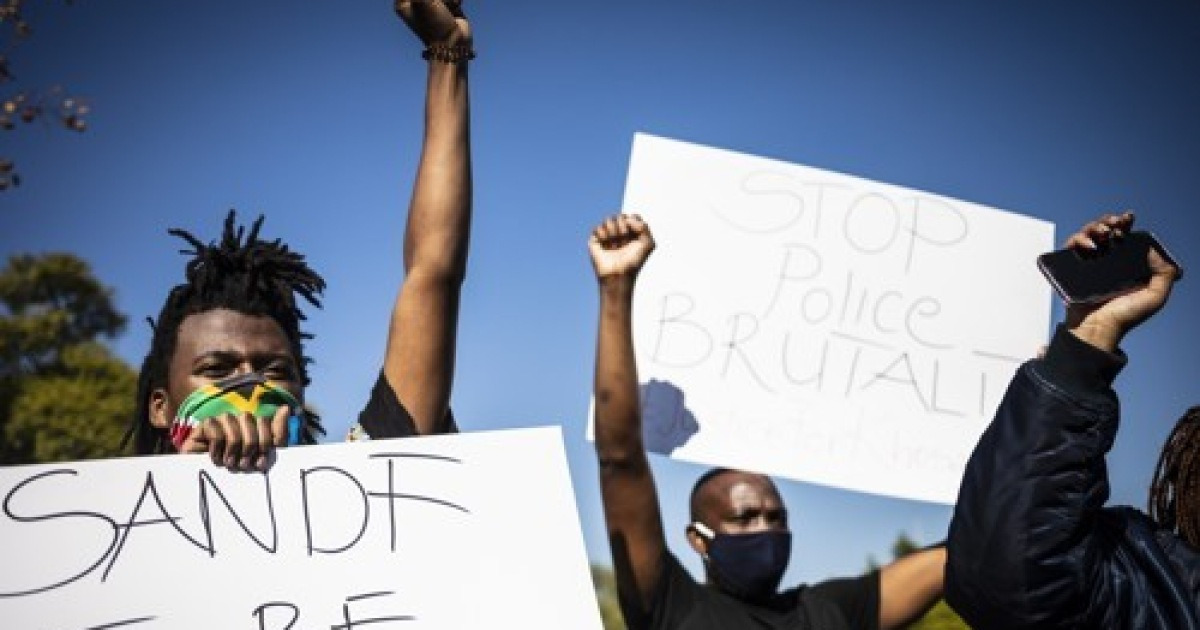 SOUTH AFRICA BLACK LIVES MATTER PROTEST