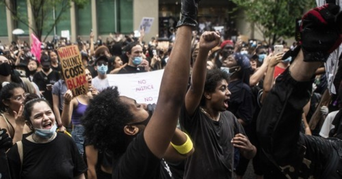 America Protests Canada
