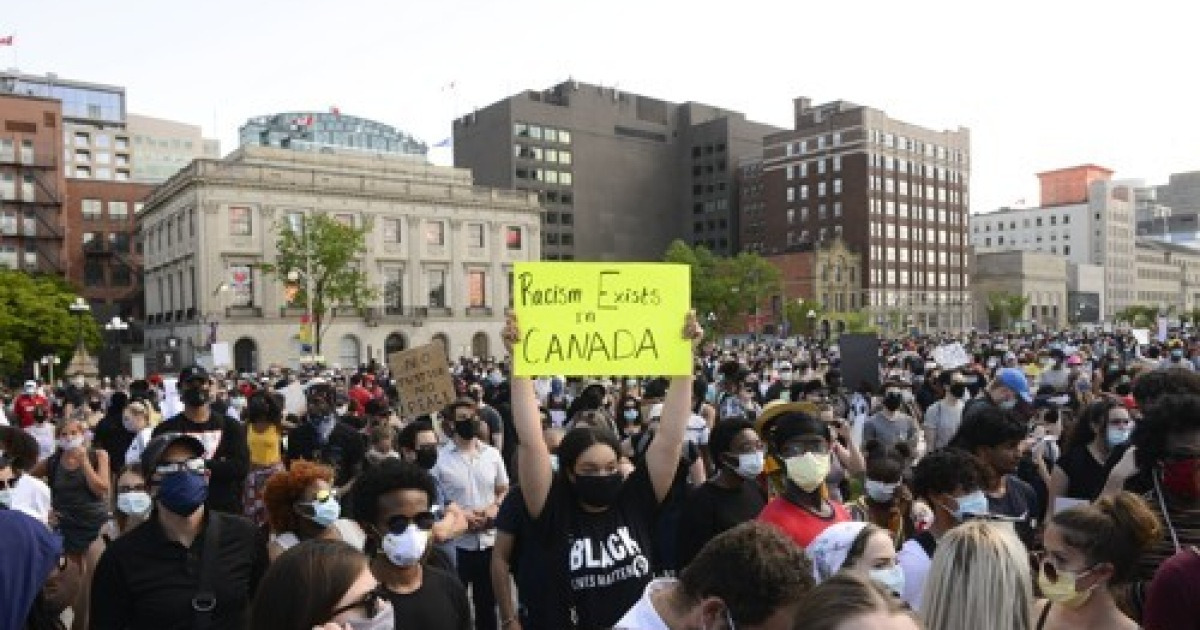 America Protests Canada