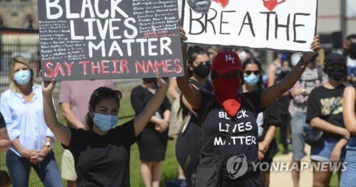 America Protests Canada