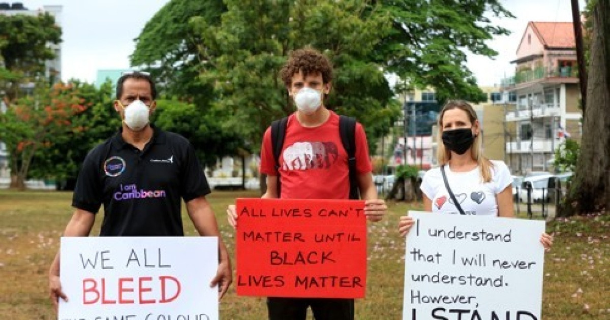 TRINIDAD AND TOBAGO SOLIDARITY GEORGE FLOYD