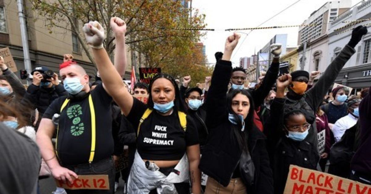 AUSTRALIA BLM PROTEST MELBOURNE