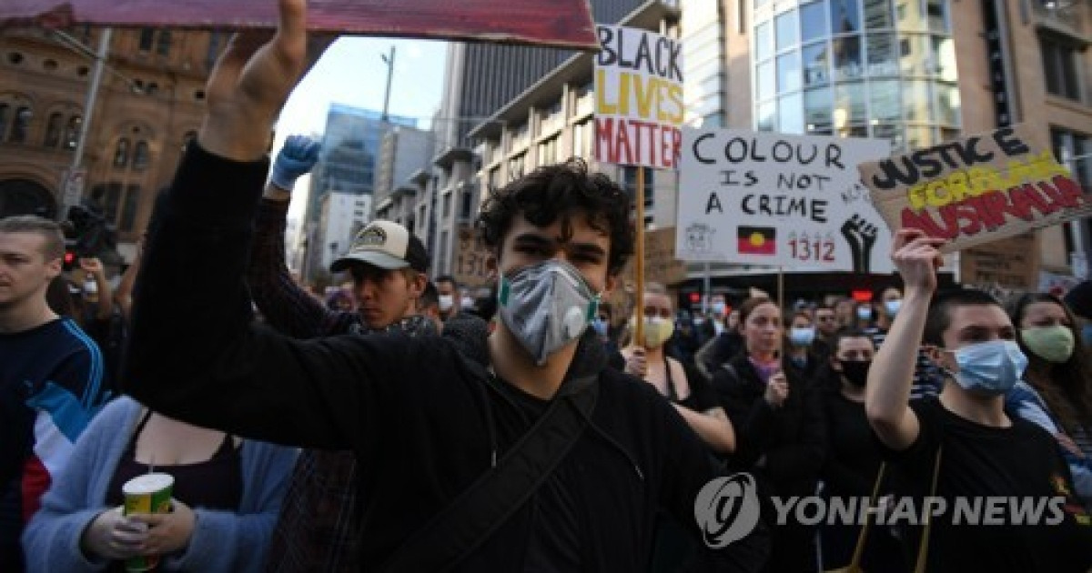 AUSTRALIA BLM PROTEST SYDNEY