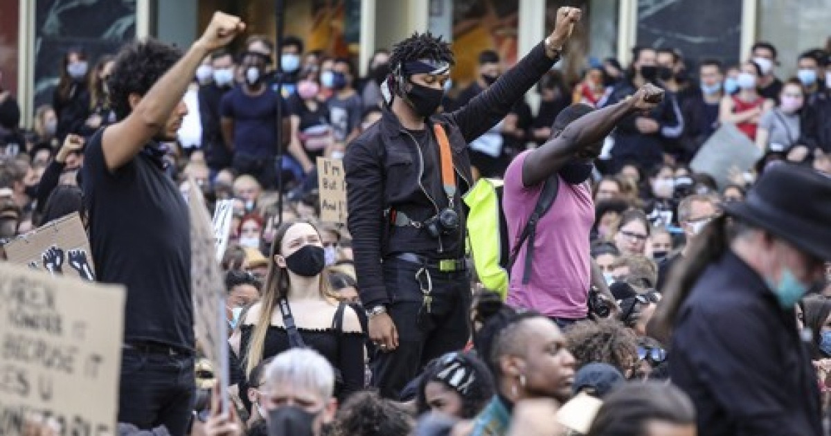 GERMANY BERLIN BLM GEORGE FLOYD PROTEST