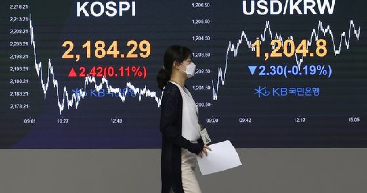 Kospi ekes out a gain despite Samsung Electronics
