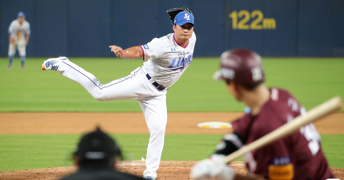 최고 148km·돌직구 여전했다..'끝판대장' 오승환, 2442일만의 복귀전