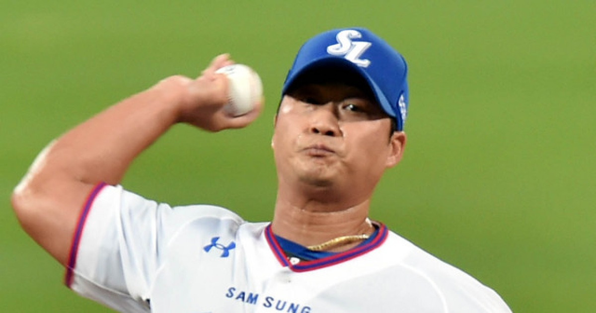 '2442일만의 등판' 오승환, 1이닝 무실점..최고 148km