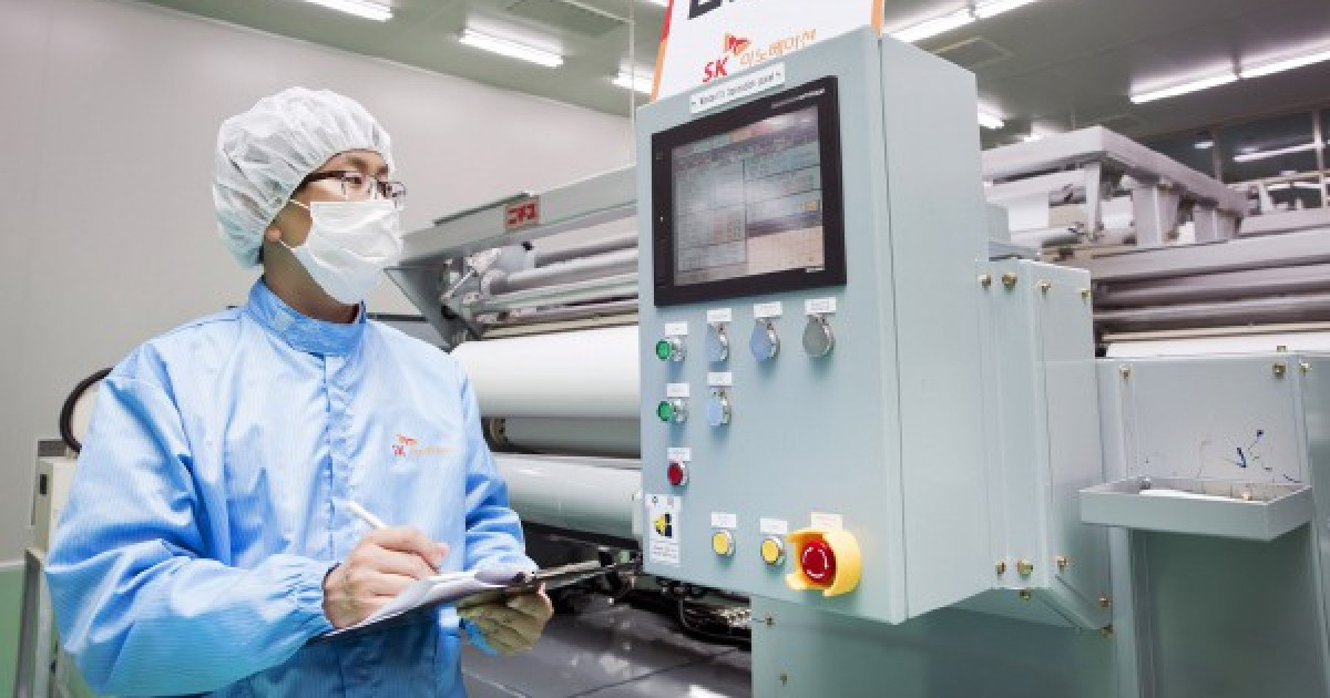 SK Innovation's electronics material making unit SK IE Technology ...