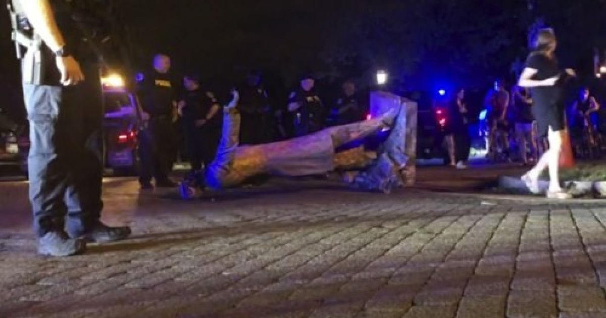 Confederate Monuments Toppled
