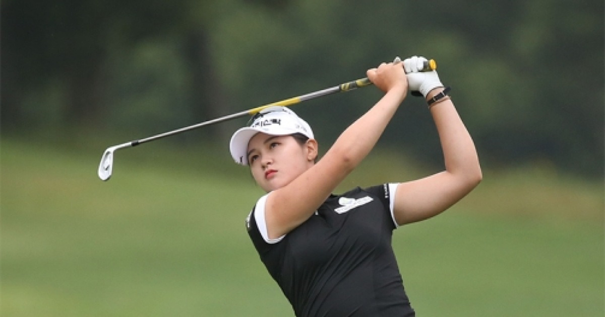 박현경 프로의 정교한 아이언 샷 [KLPGA 에쓰오일 챔피언십]