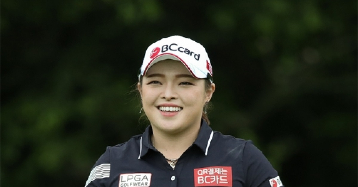장하나 프로의 환한 미소 [KLPGA 에쓰오일 챔피언십]