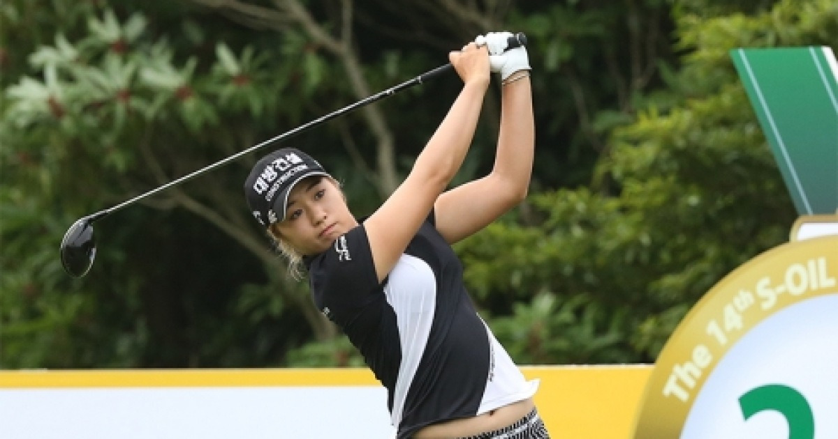 이정은6 프로의 다부진 티샷 [KLPGA 에쓰오일 챔피언십]