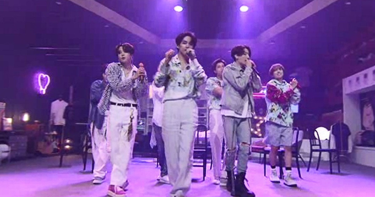 모니터로 만난 BTS..107개 지역 75만 명 '동시 접속'