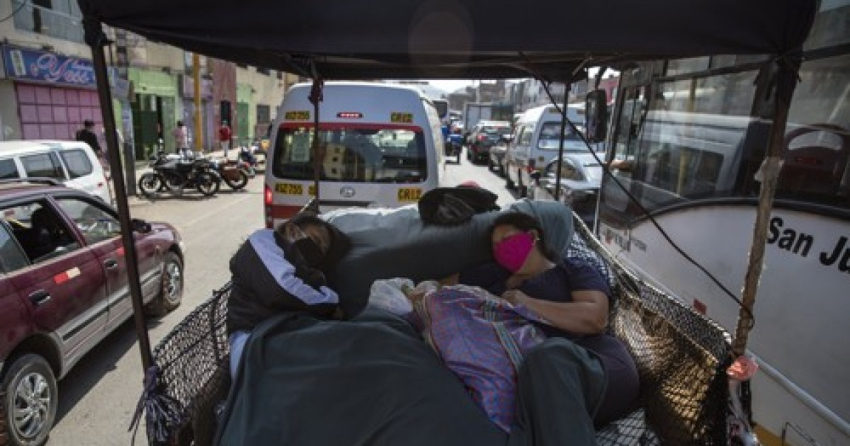 Virus Outbreak Peru Daily Life