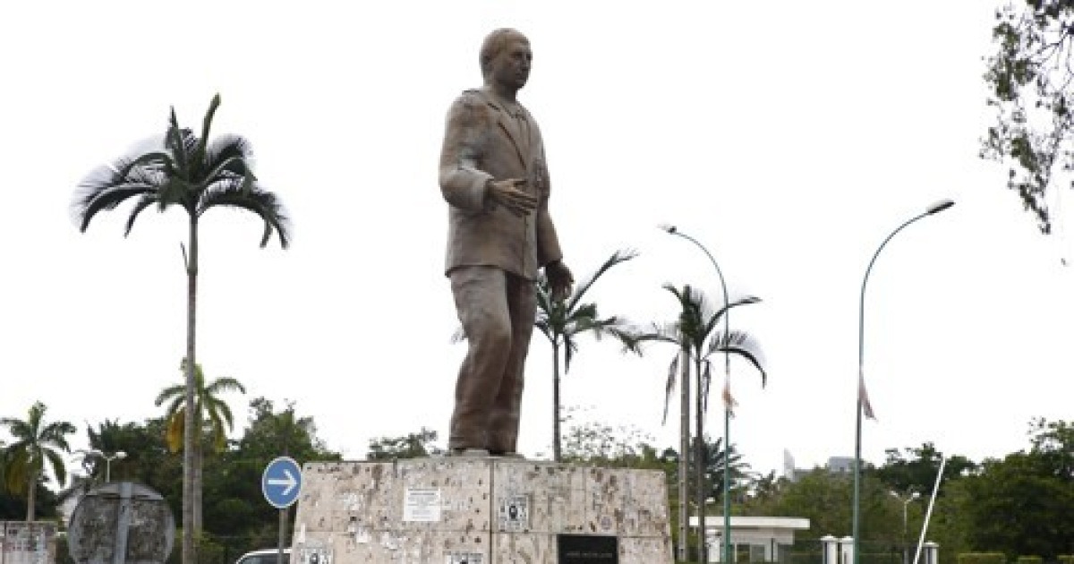IVORY COAST COLONIAL STATUE