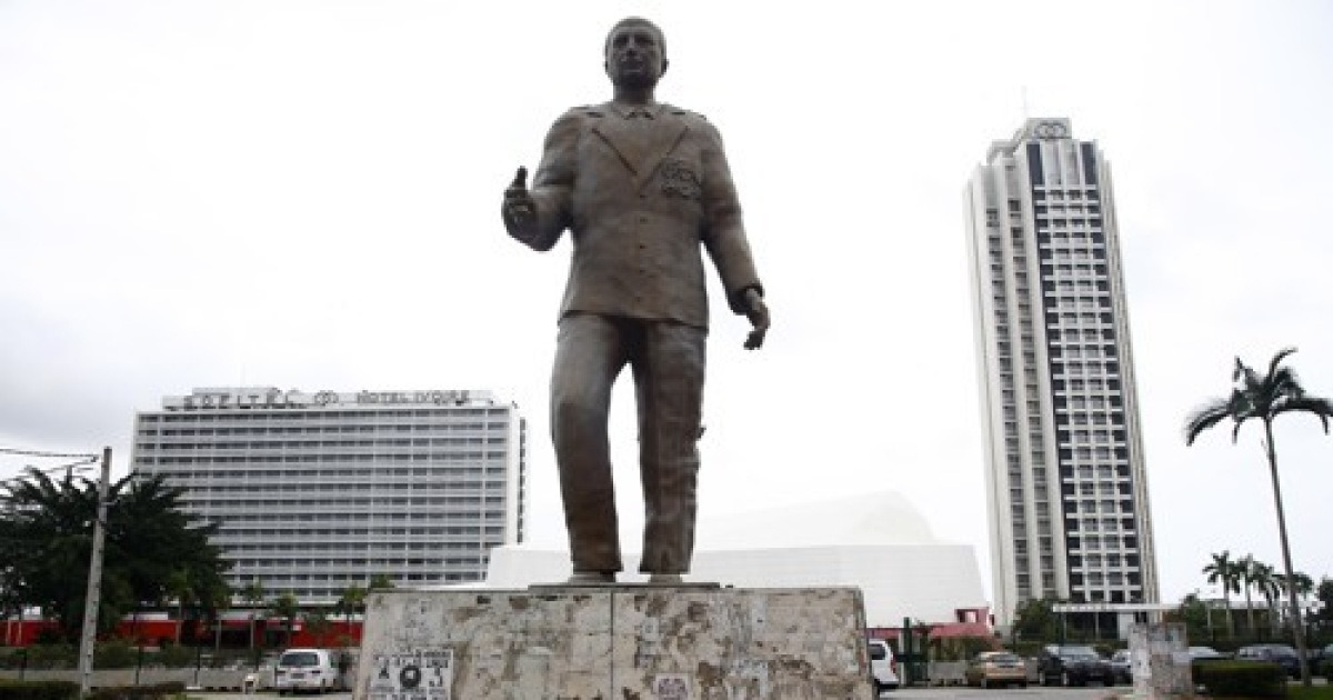 IVORY COAST COLONIAL STATUE