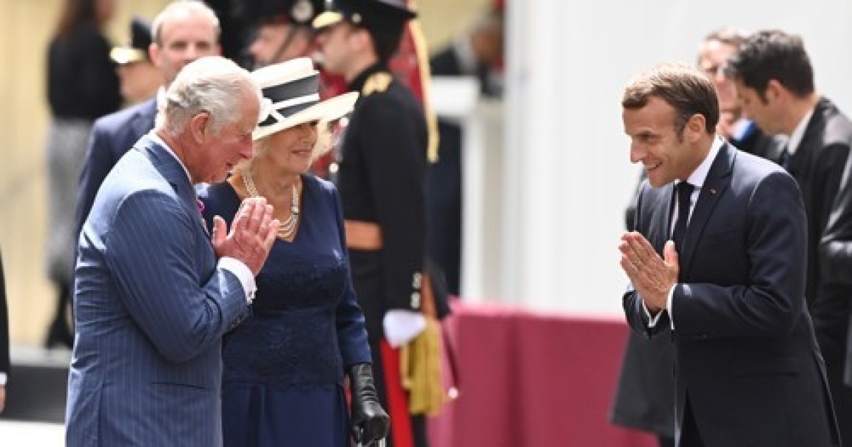 BRITAIN FRANCE MACRON HISTORY WWII DE GAULLE ANNIVERSARY
