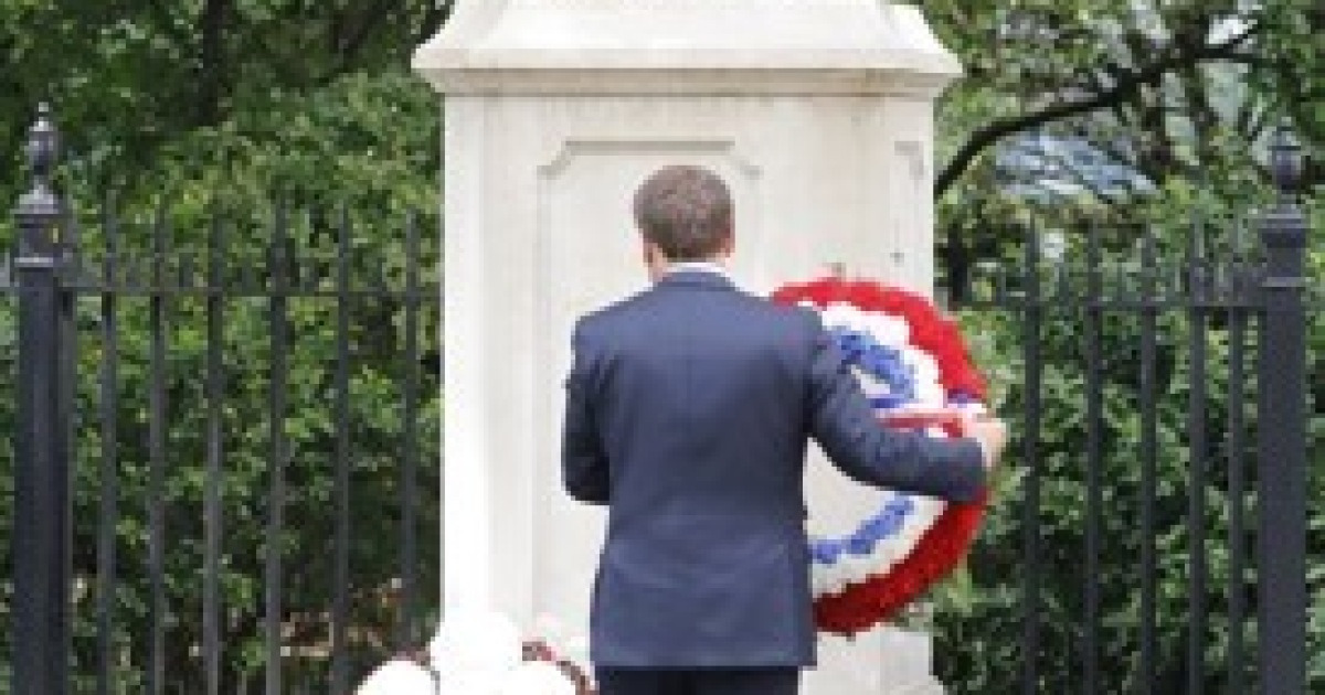 BRITAIN FRANCE MACRON HISTORY WWII DE GAULLE ANNIVERSARY