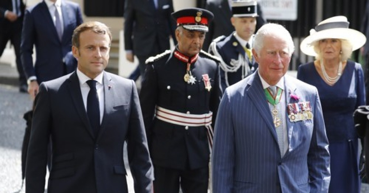 BRITAIN FRANCE MACRON HISTORY WWII DE GAULLE ANNIVERSARY