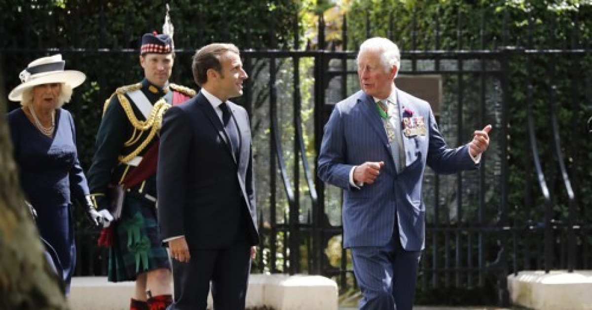 BRITAIN FRANCE MACRON HISTORY WWII DE GAULLE ANNIVERSARY