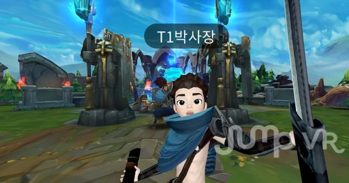 SKT "AR로 불러낸 LoL 캐릭터와 영상 촬영하세요"