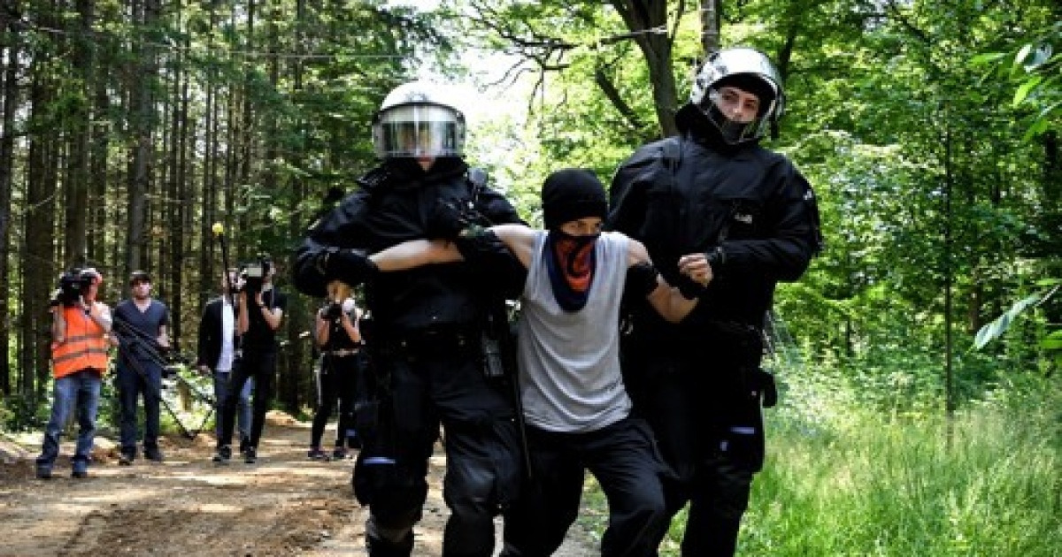 GERMANY PROTEST HAMBACH FOREST