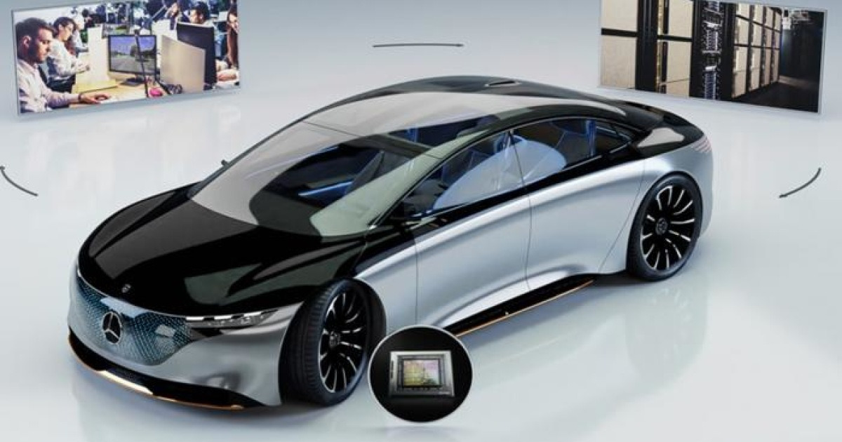 벤츠, EQS 자율주행차에 엔비디아 AI 기술 적용..특징은? | 데일리카