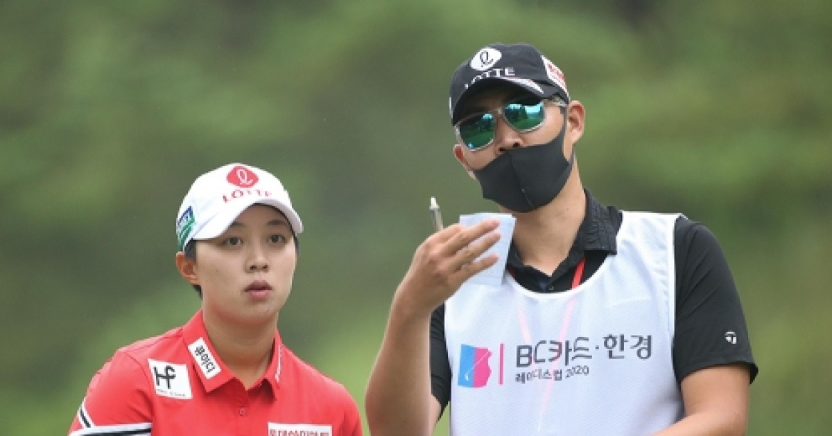 처음 친 코스에서 7언더파 기록한 김효주 프로 [KLPGA BC카드·한경 레이디스컵]