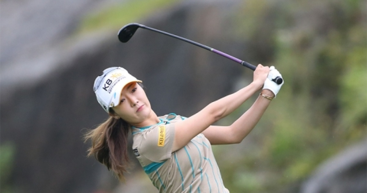 오지현 프로의 우아한 골프 스윙 [KLPGA BC카드·한경 레이디스컵]