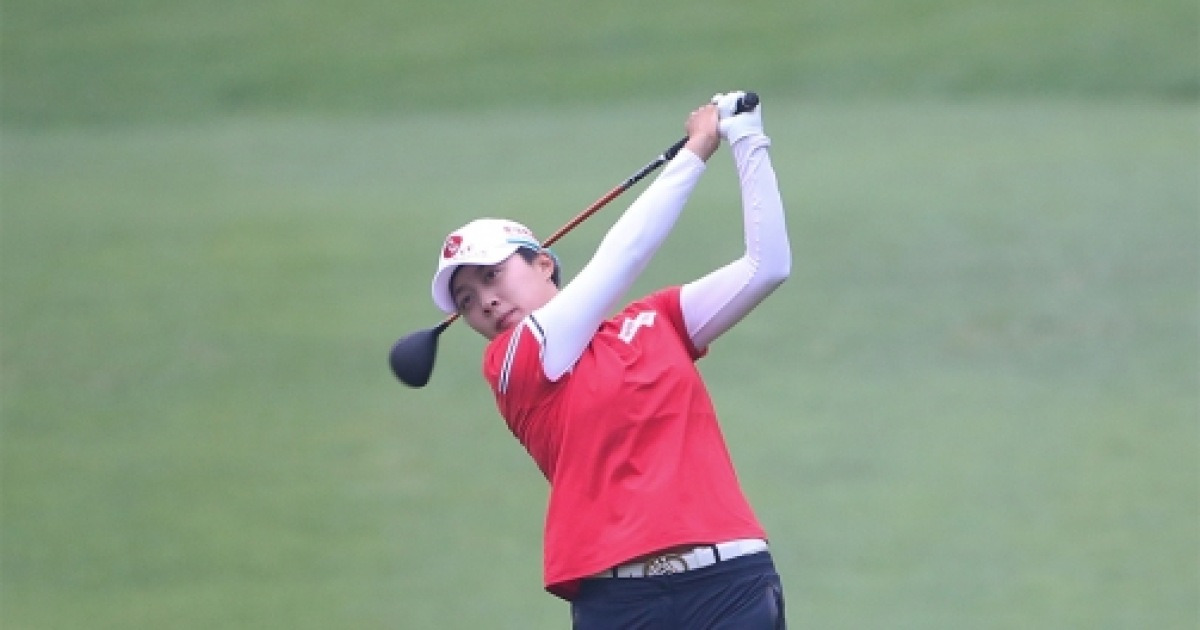 김효주 프로의 페어웨이 우드샷 [KLPGA BC카드·한경 레이디스컵]