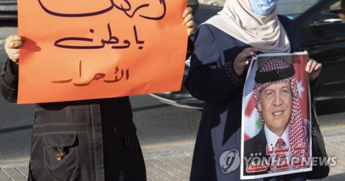 JORDAN PROTEST MIDEAST CONFLICT ISRAEL WEST BANK ANNEXATION