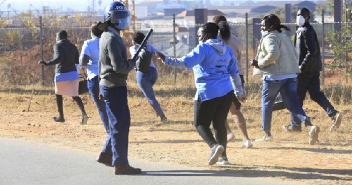 ZIMBABWE HEALTH NURSES PROTEST