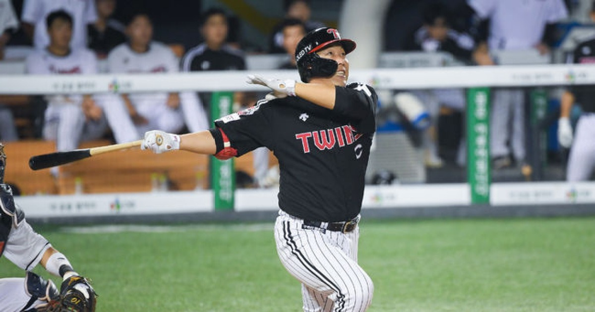 투런포 김현수,'KBO 통산 18번째 1000타점 달성 순간' [사진]