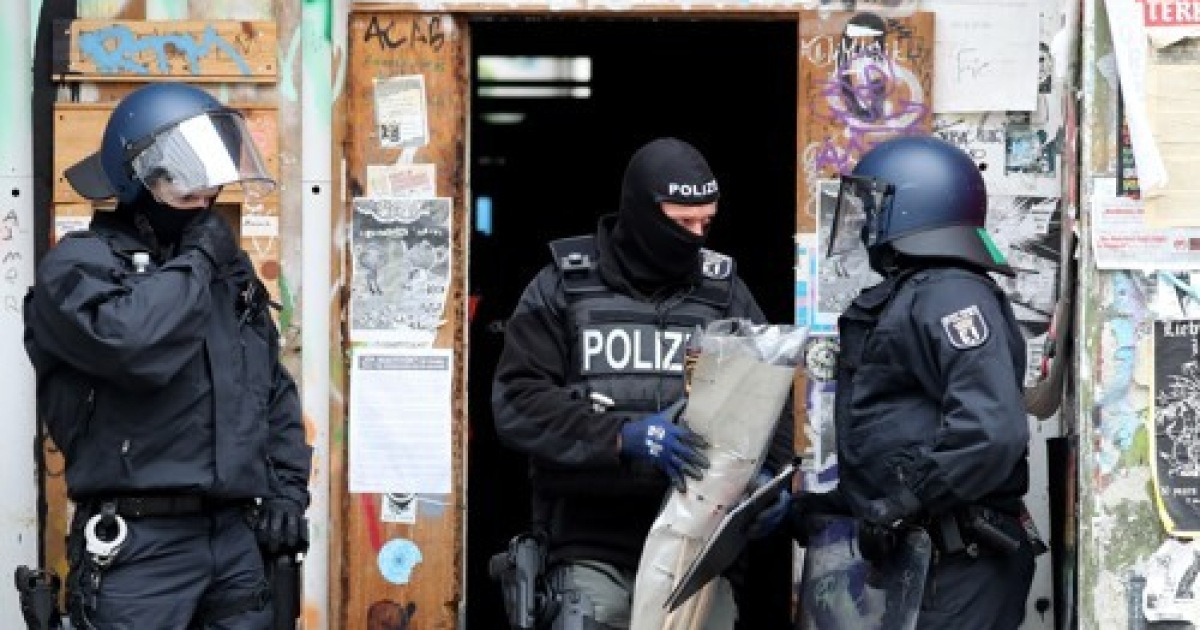 GERMANY BERLIN POLICE RAID