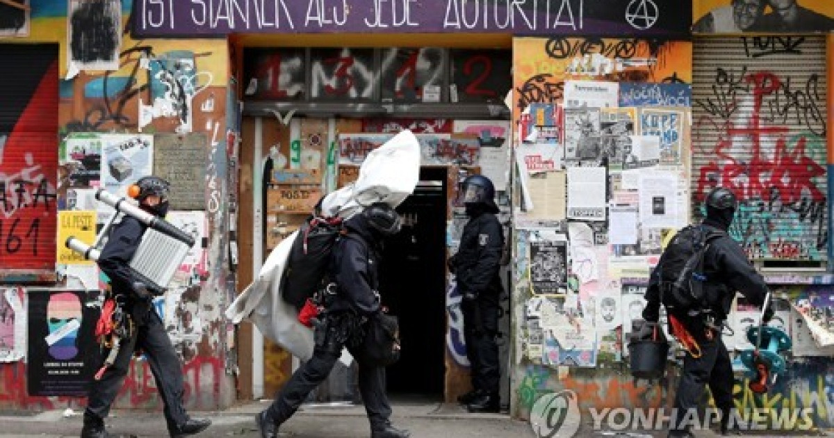 GERMANY BERLIN POLICE RAID