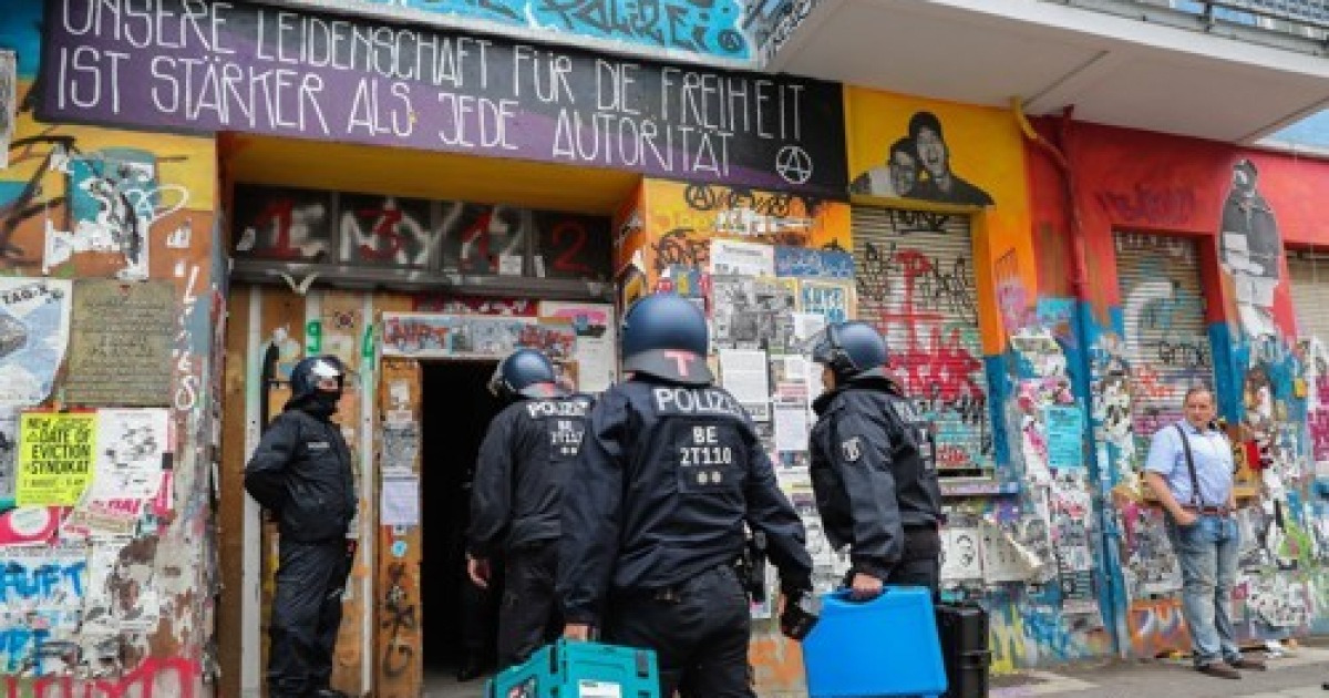 GERMANY BERLIN POLICE RAID