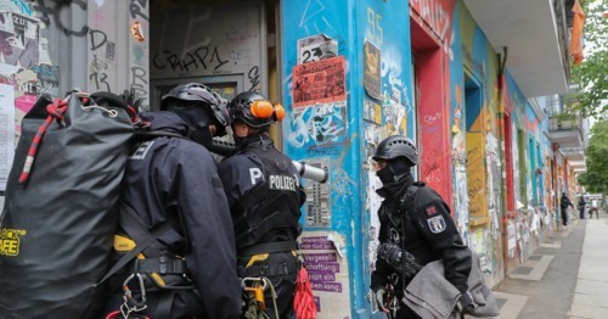 GERMANY BERLIN POLICE RAID