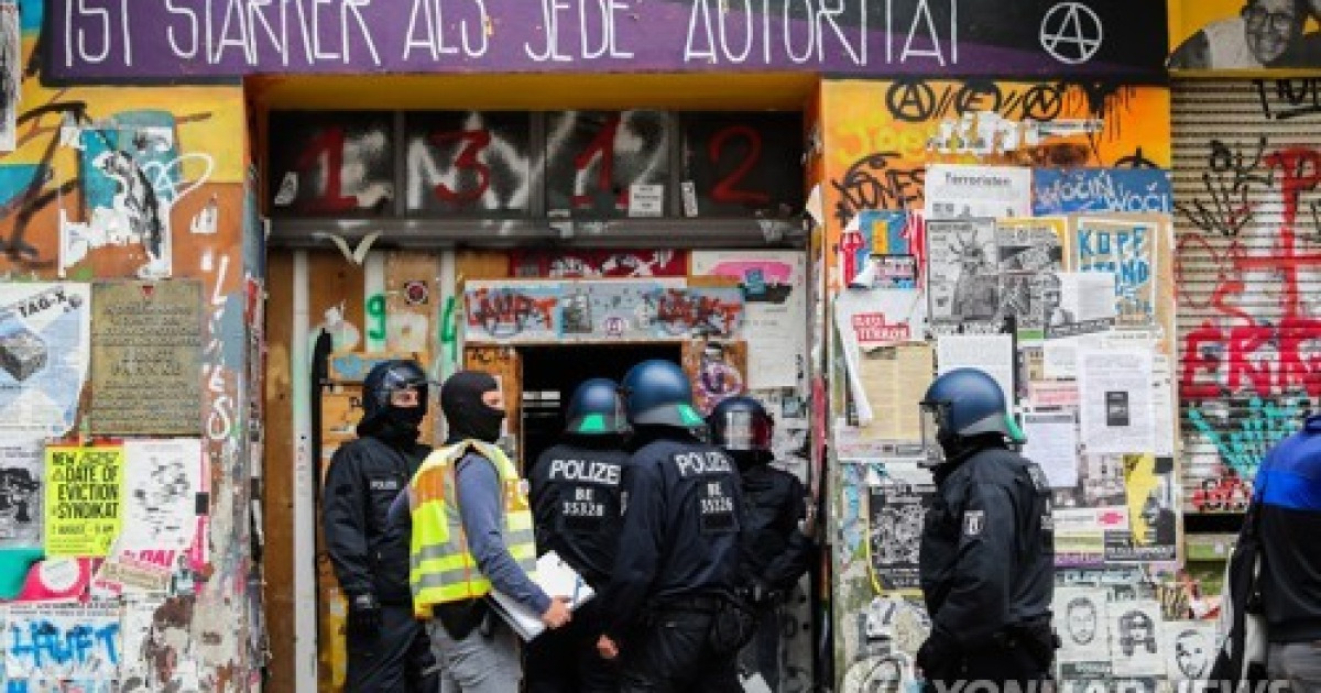 GERMANY BERLIN POLICE RAID