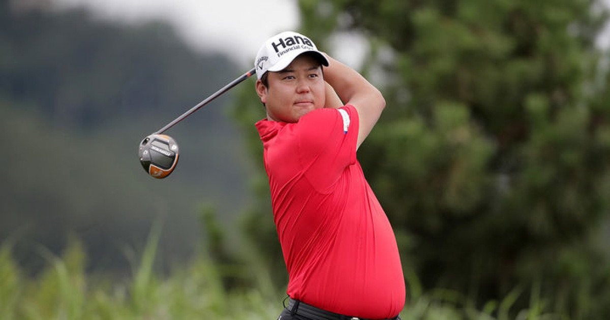 함정우, KPGA 코리안 투어 군산CC오픈 2R 단독 선두