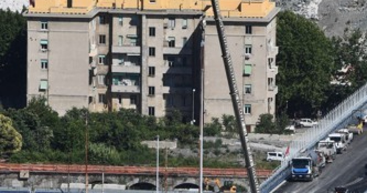 ITALY GENOA BRIDGE CONSTRUCTION
