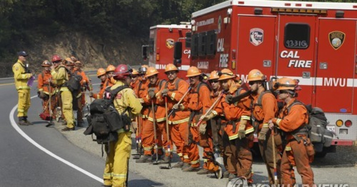 Virus Outbreak-California Wildfires