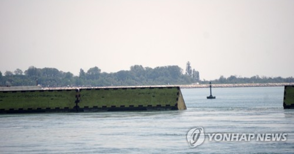 ITALY VENICE LAGOON MOSE PROJECT