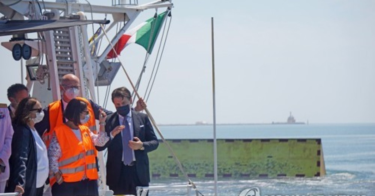 ITALY VENICE LAGOON MOSE PROJECT