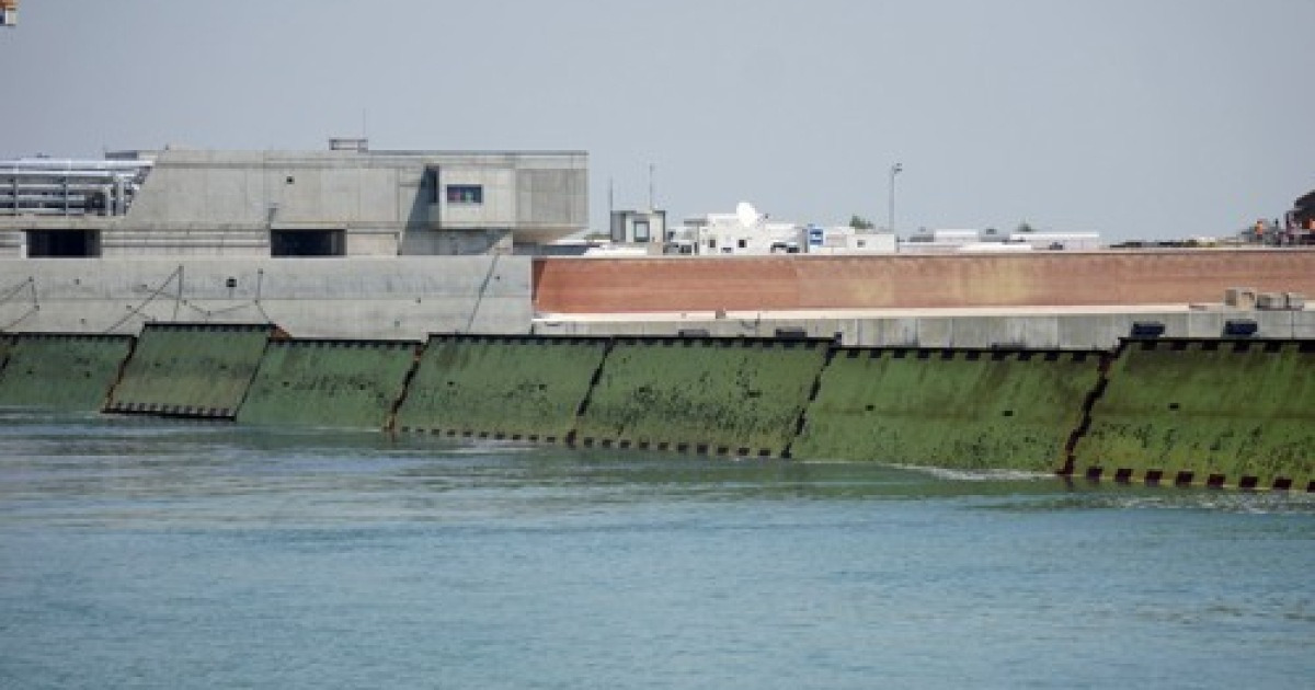 ITALY VENICE LAGOON MOSE PROJECT