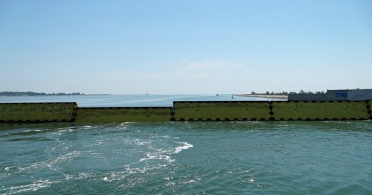 ITALY VENICE LAGOON MOSE PROJECT