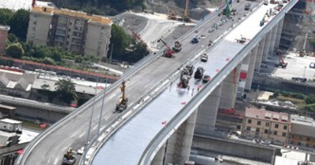 ITALY GENOA BRIDGE CONSTRUCTION