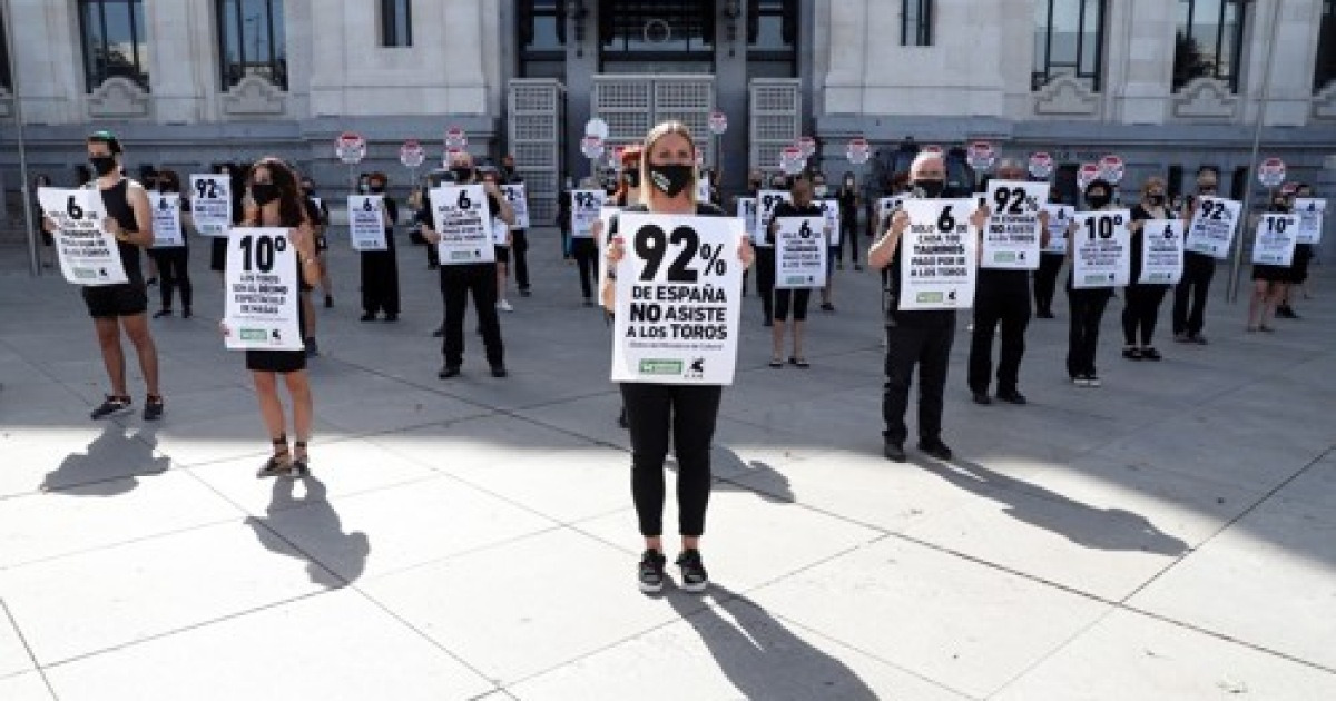 SPAIN ANIMALS BULLFIGHTING PROTESTS