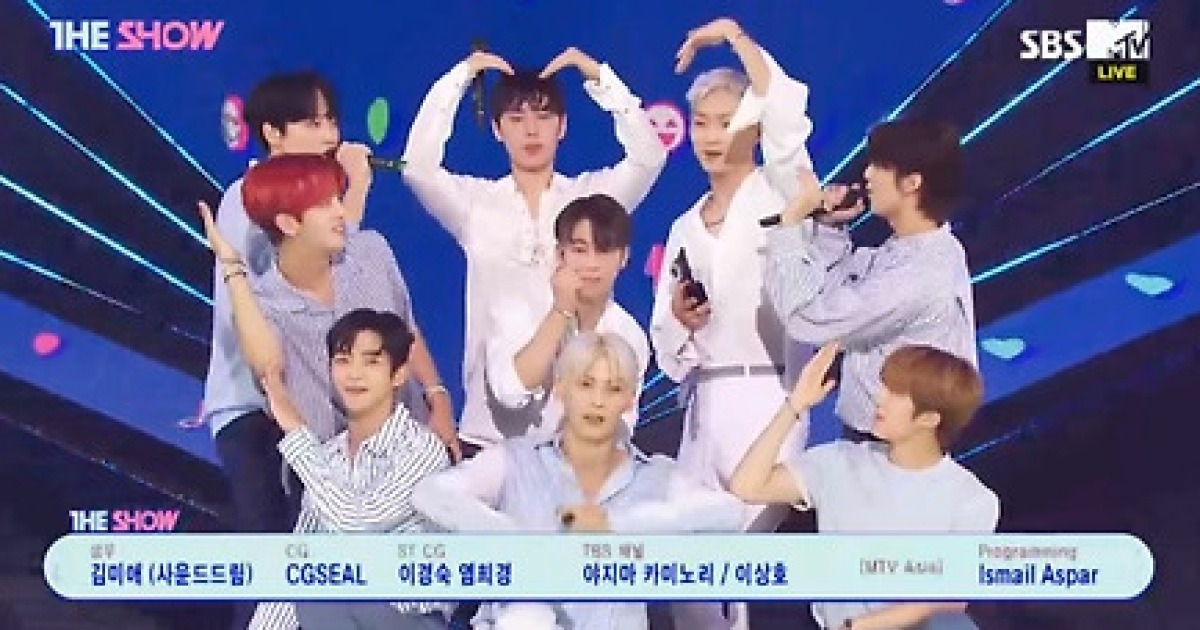 '더쇼' SF9, 솔지·AB6IX 제치고 1위 "판타지 사랑해" [★밤TView]