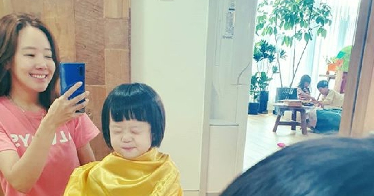백종원♥︎ 소유진 엄마 미용실 오픈 눈 꼭 감은 막내 귀여움 폭발 [★shot ]